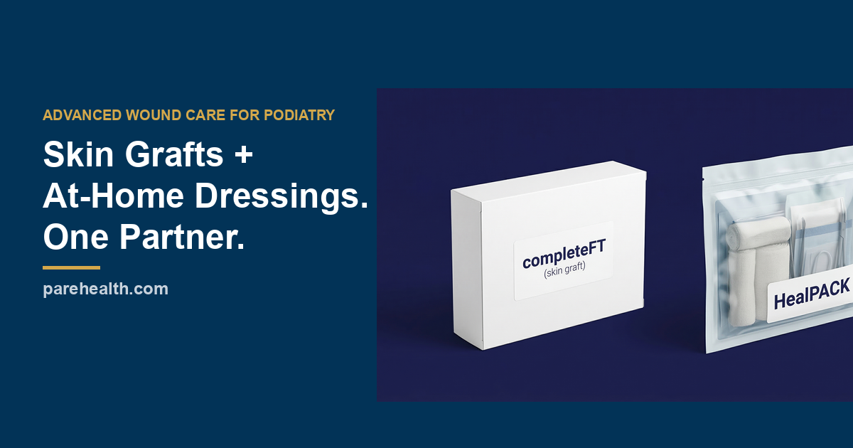 Wound Care Products — Skin Grafts & At-Home Dressings | Pare Wound Health
